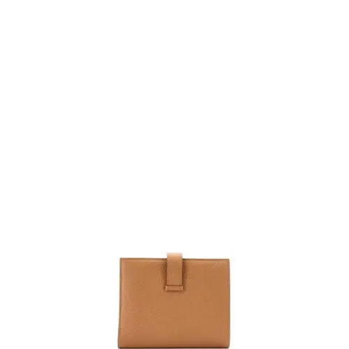 Hermès Bearn Wallet Epsom Compact - Brown