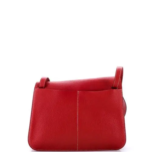Hermès Halzan Bag Clemence 31 - Red