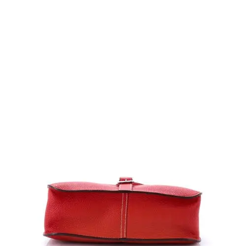 Hermès Halzan Bag Clemence 31 - Red