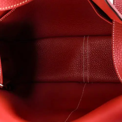 Hermès Halzan Bag Clemence 31 - Red