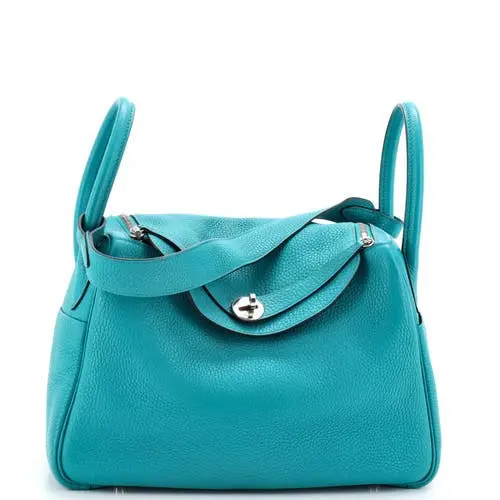 Hermès Lindy Bag Clemence 30 - Blue