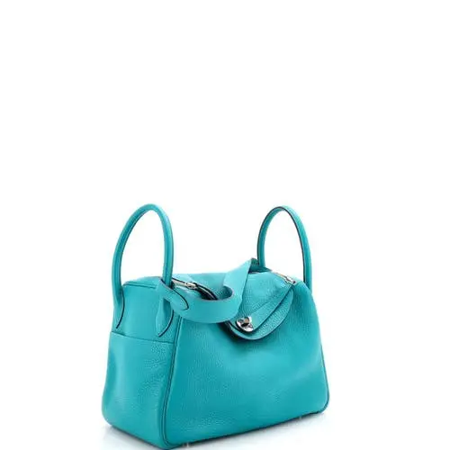 Hermès Lindy Bag Clemence 30 - Blue
