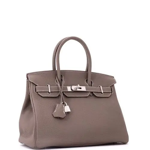 Hermès Birkin Handbag Togo With Palladium Hardware 30