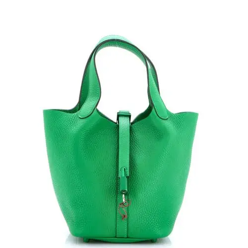 Hermès Monochrome Picotin Lock Bag Clemence Pm