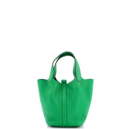Hermès Monochrome Picotin Lock Bag Clemence Pm
