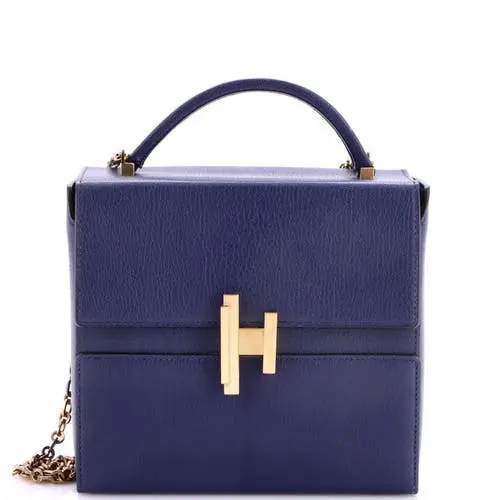Hermès Cinhetic Top Handle Bag Chevre Mysore