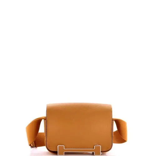 Hermès Geta Bag Chevre Mysore - Brown