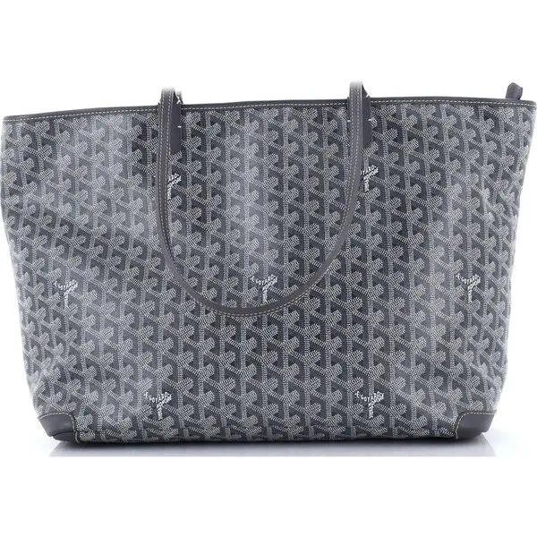 Goyard Artois Tote Coated Canvas Mm - Grey