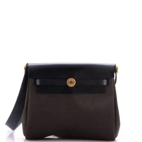 Hermès Herbag Zip Toile And Leather 20