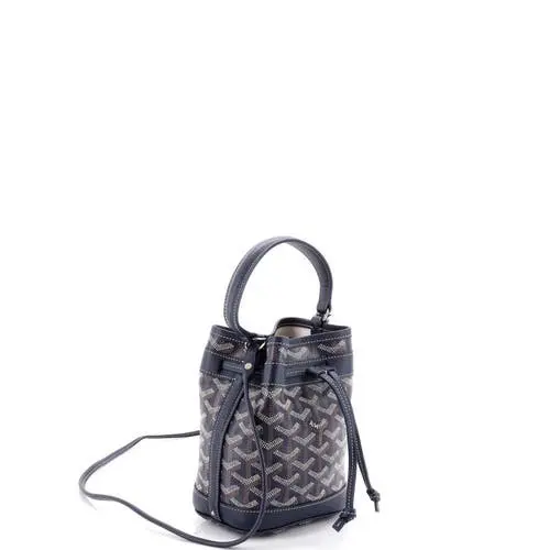 Goyard Petit Flot Bucket Bag Coated Canvas Mini