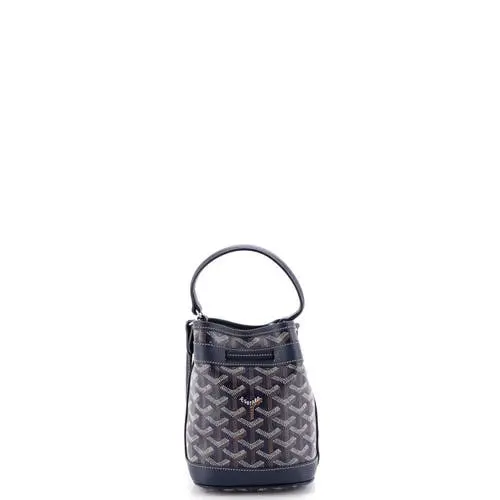 Goyard Petit Flot Bucket Bag Coated Canvas Mini
