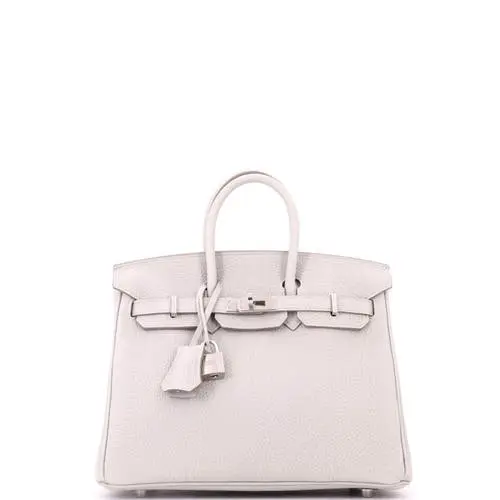 Hermès Birkin Handbag Togo With Palladium Hardware 25 - Grey