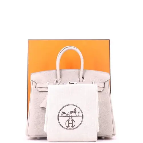Hermès Birkin Handbag Togo With Palladium Hardware 25 - Grey