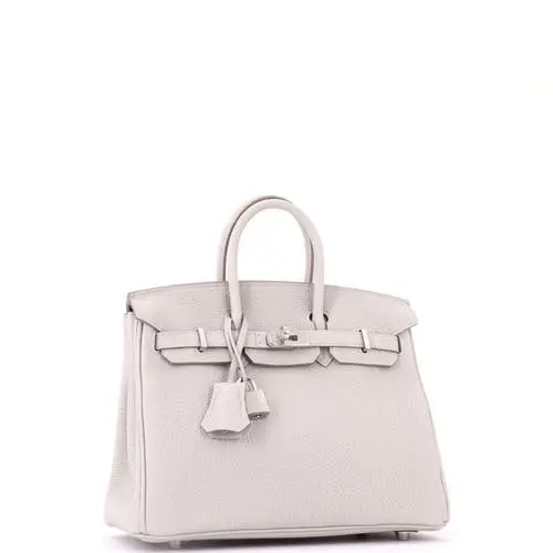 Hermès Birkin Handbag Togo With Palladium Hardware 25 - Grey