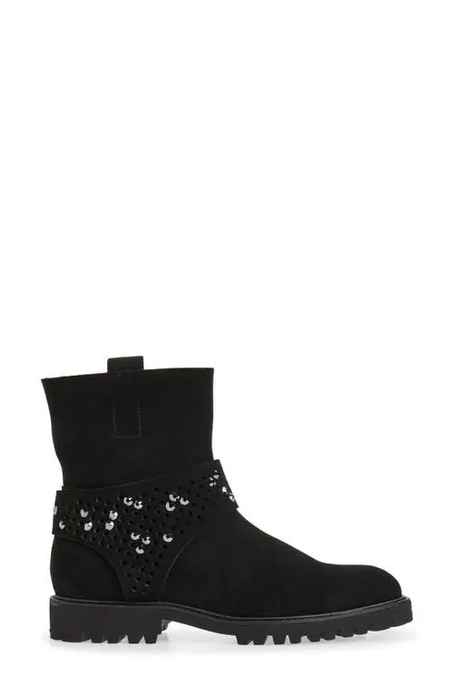 PEDRO GARCIA Sandor Crystal Embellished Leather Boot
