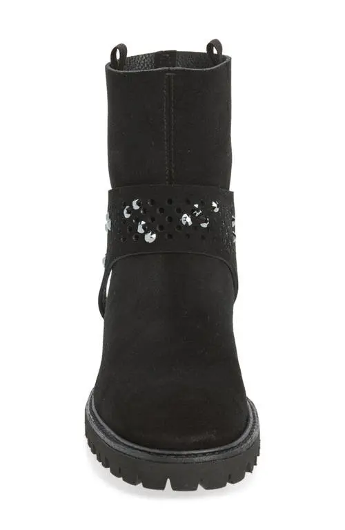 PEDRO GARCIA Sandor Crystal Embellished Leather Boot