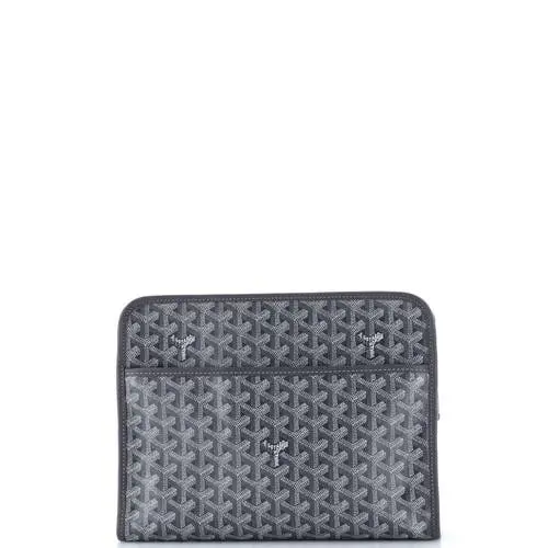 Goyard Jouvence Toiletry Pouch Coated Canvas Gm - Grey