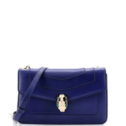 BVLGARI Serpenti Crossbody Bag Leather Small