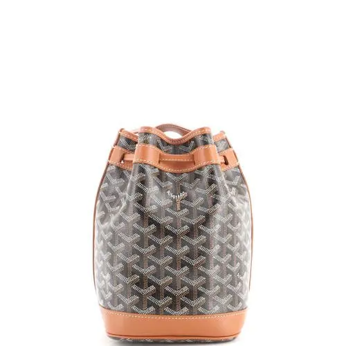 Goyard Petit Flot Bucket Bag Coated Canvas Pm