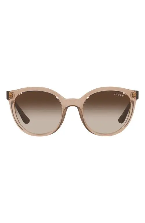 VOGUE Gradient Oval Sunglasses - Transparent