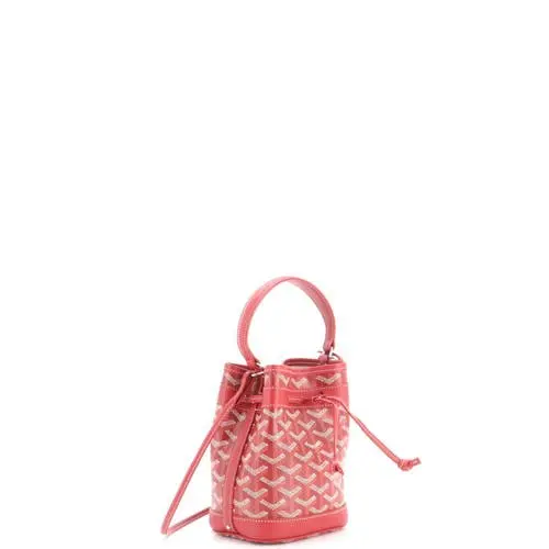 Goyard Petit Flot Bucket Bag Coated Canvas Mini