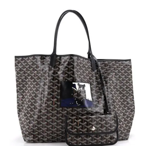 Goyard Saint Louis Tote Printed Coated Canvas Gm