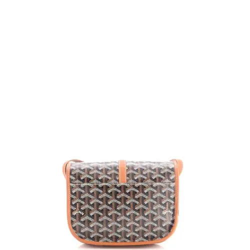 Goyard Belvedere Iii Messenger Bag Coated Canvas With Leather Pm
