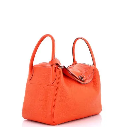 Hermès Lindy Bag Clemence 30 - Orange