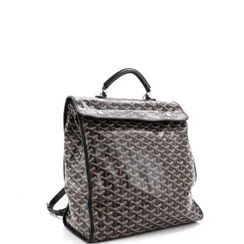 Goyard Saint Leger Briefcase Backpack Coated Canvas