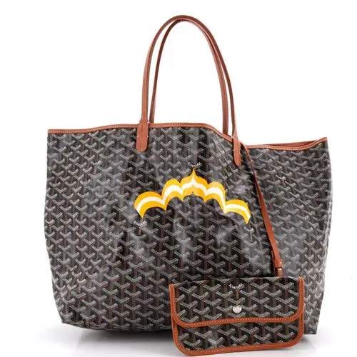 Goyard Saint Louis Tote Printed Coated Canvas Gm