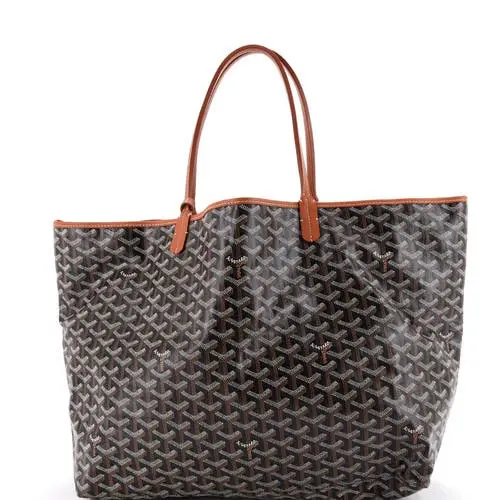 Goyard Saint Louis Tote Printed Coated Canvas Gm