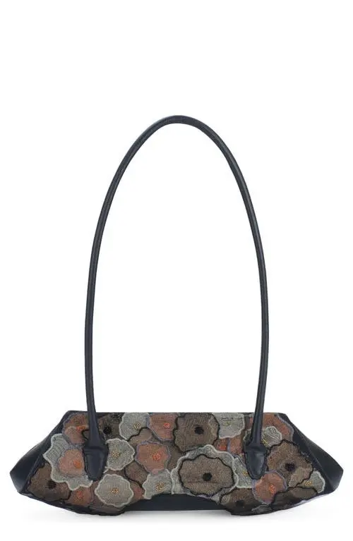 BEHNO Elizabeth Mini Baguette Bag - Black/multi