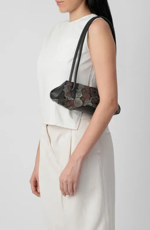 BEHNO Elizabeth Mini Baguette Bag - Black/multi