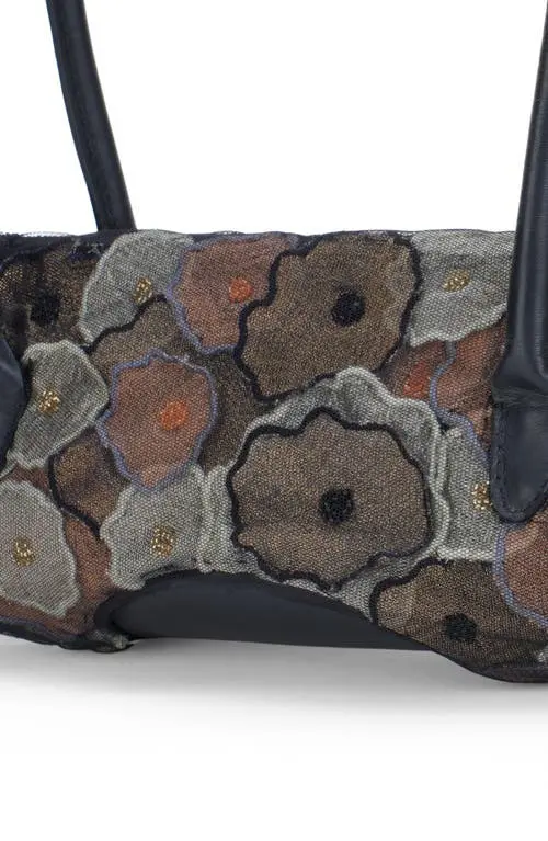BEHNO Elizabeth Mini Baguette Bag - Black/multi