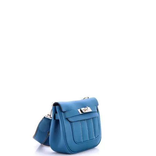 Hermès Berline Bag Swift 21 - Blue