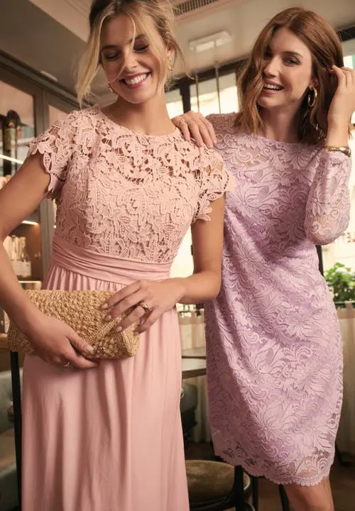 JESSICA LONDON Lace Maxi Dress