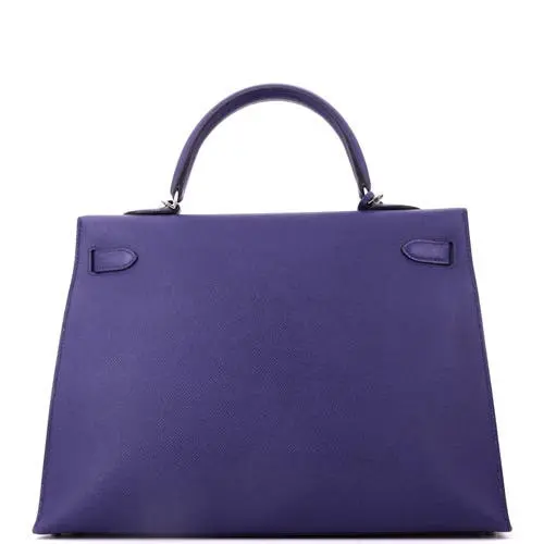 Hermès Kelly Handbag Epsom With Palladium Hardware 35