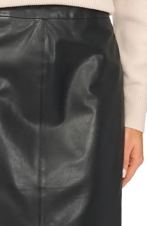Ted Baker London Salma Leather Midi Skirt