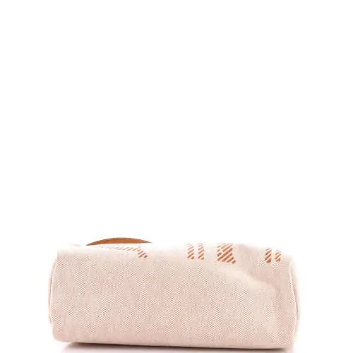 Hermès Herbag Zip Relief Brides De Gala Toile And Leather 31 - Brown