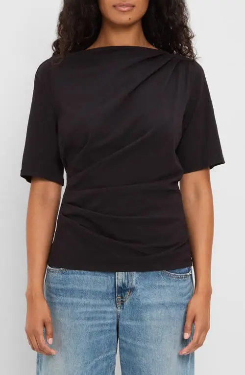 Michael Stars Asymmetrical Pleat T-shirt