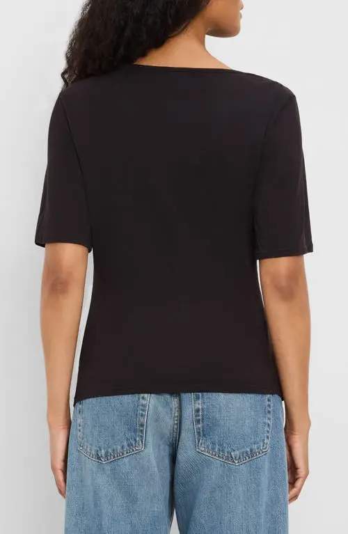 Michael Stars Asymmetrical Pleat T-shirt