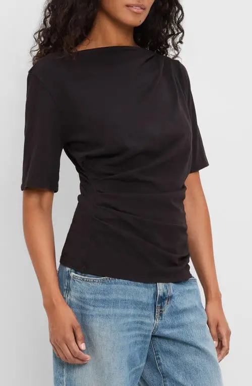 Michael Stars Asymmetrical Pleat T-shirt