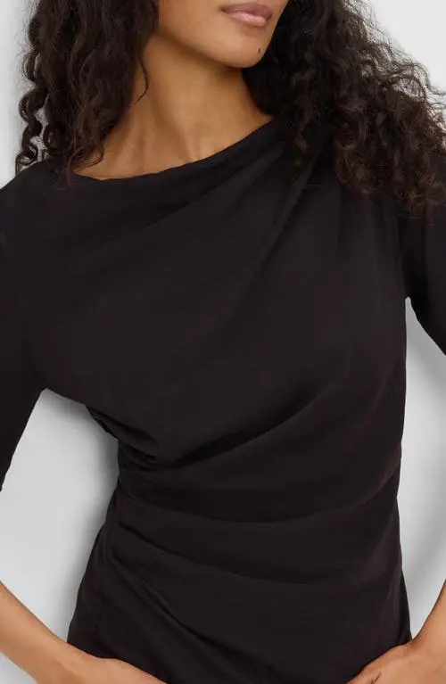 Michael Stars Asymmetrical Pleat T-shirt