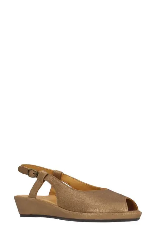 L'AMOUR DES PIEDS Brisella Slingback Sandal - Bronze