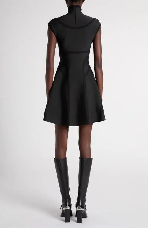 Alexander McQueen Panelled Silk Minidress