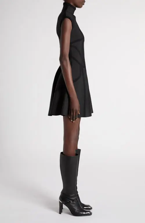 Alexander McQueen Panelled Silk Minidress