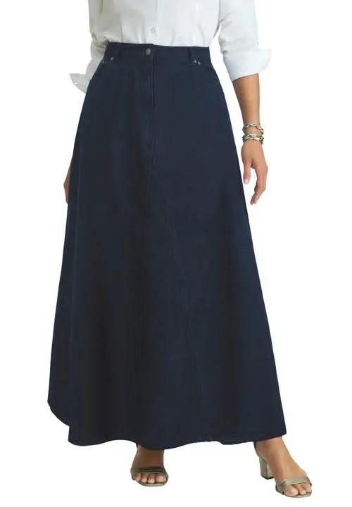 JESSICA LONDON Bi-stretch Wide Leg Pant - Indigo