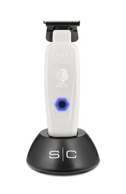 STYLECRAFT Saber Professional Cordless Hair Trimmer - White