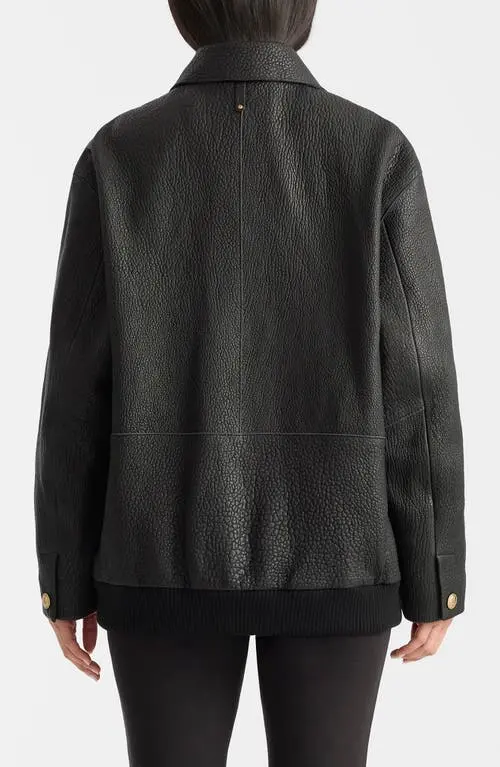 Mackage Rosemary Pebbled Leather Jacket