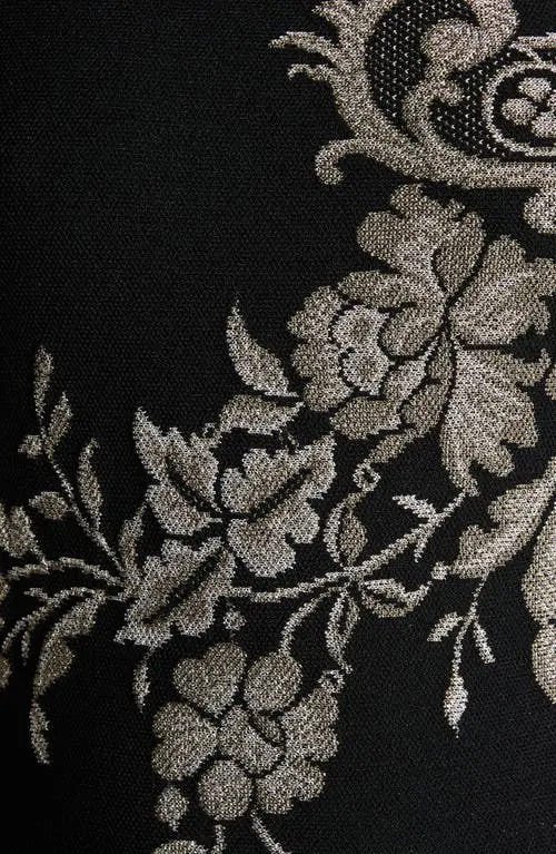 Alexander McQueen Embroidered Flared Mini Dress